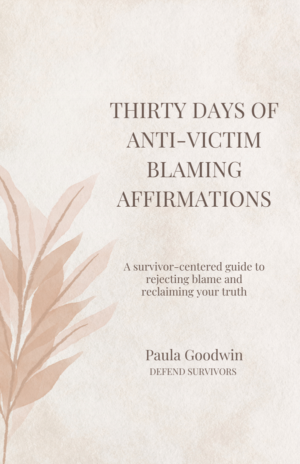 30 Days of Anti-Victim Blaming Affirmations | Worthy & Wonderful Shop ...